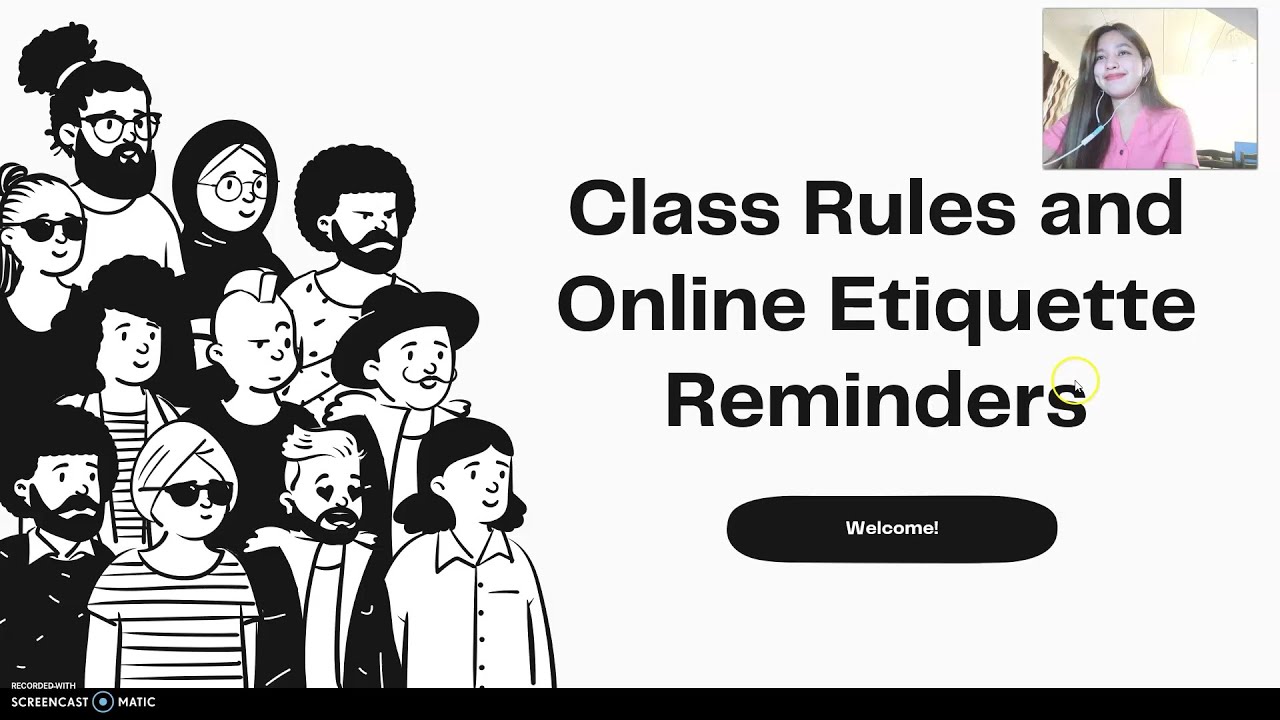 Classroom Rules and Online Etiquette - YouTube