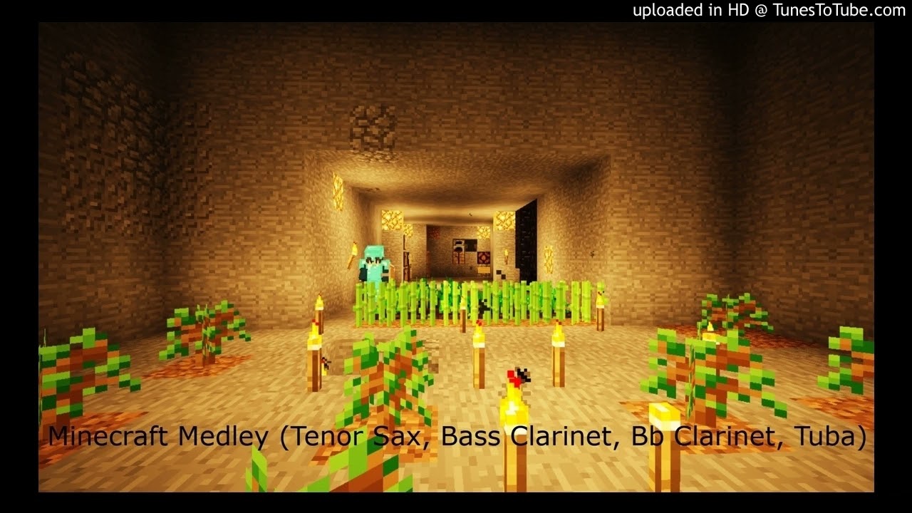 Minecraft Medley Tenor Sax, Bass Clarinet, Bb Clarinet, Tuba - YouTube