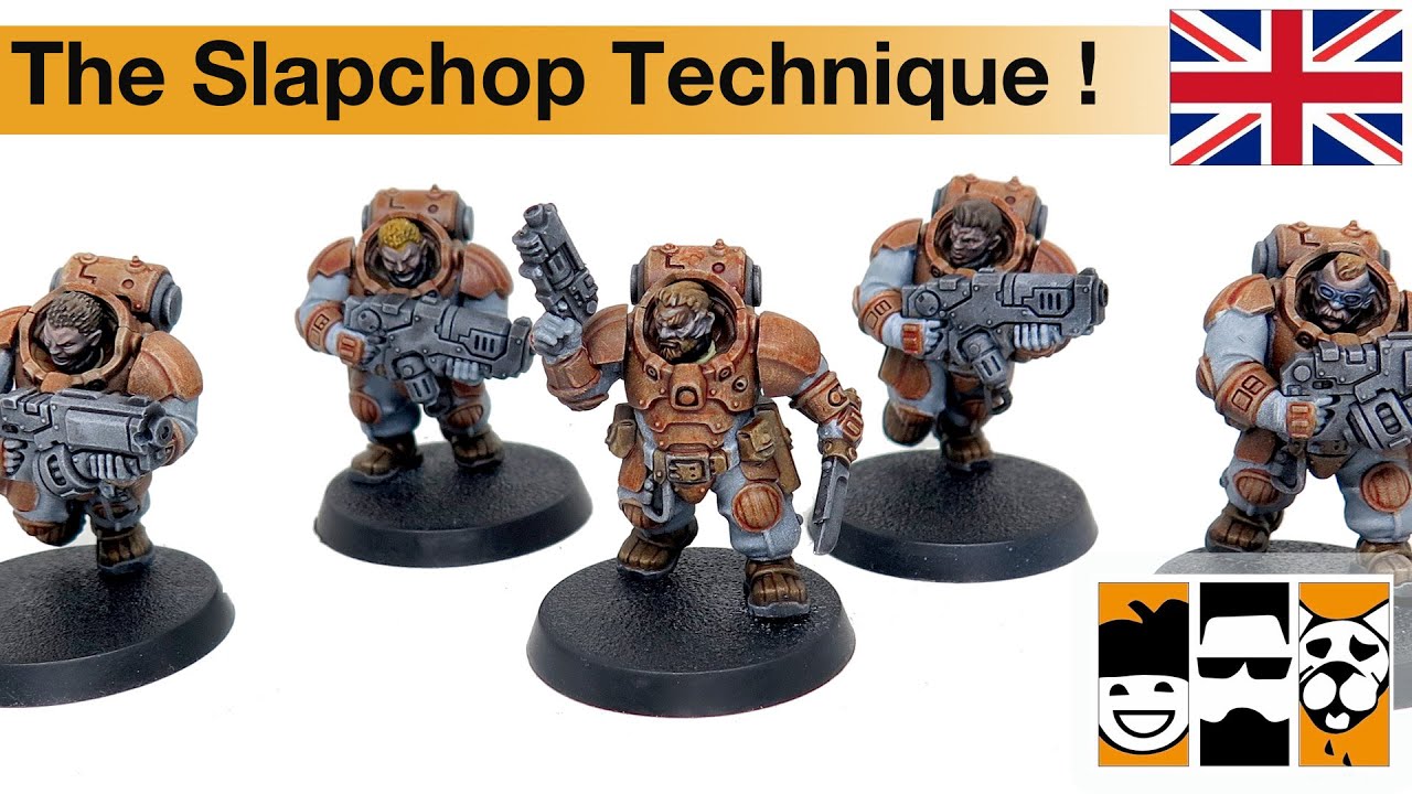 🇬🇧 The Slapchop Technique : Easy Way to paint quickly your miniatures ...