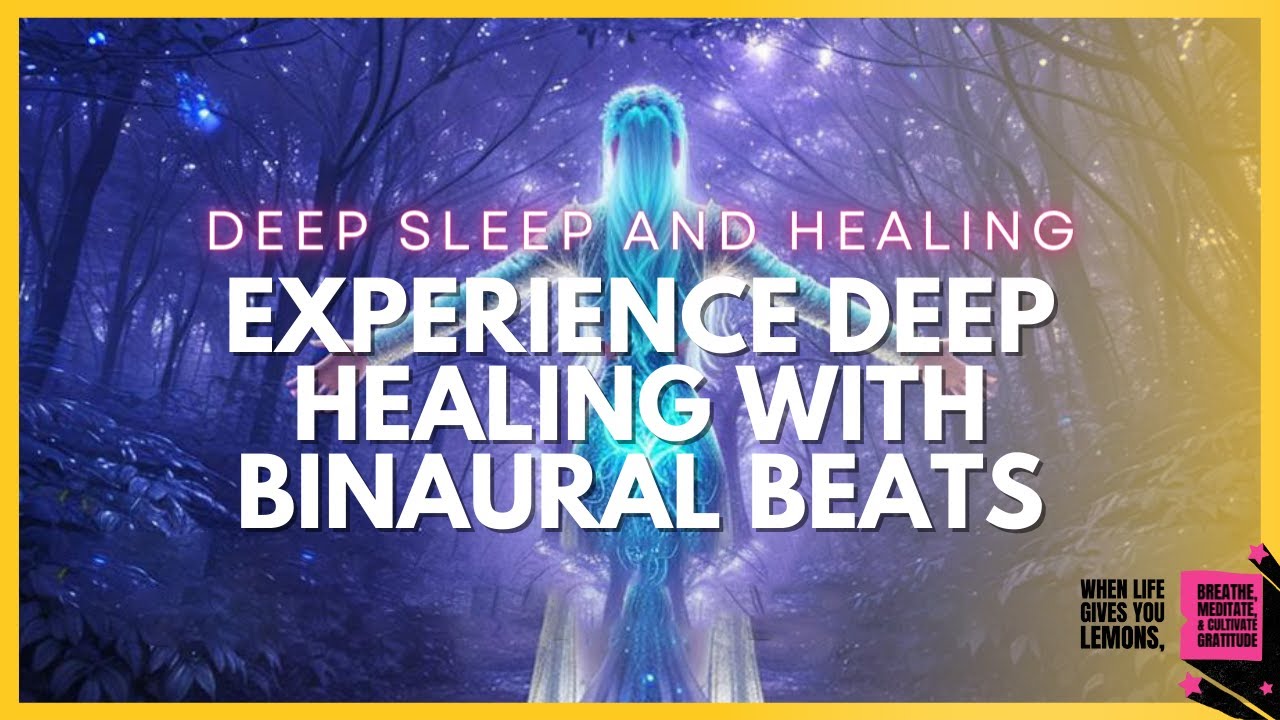 🦋 Whole Body Healing and Deep Sleep With Binaural Beats Meditation ...