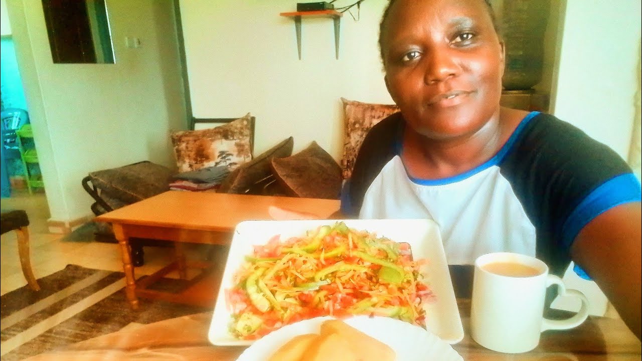 HOW TO MAKE UJI POWER AND SALAD FOR BREAKFAST (Kenyan Food's) - YouTube
