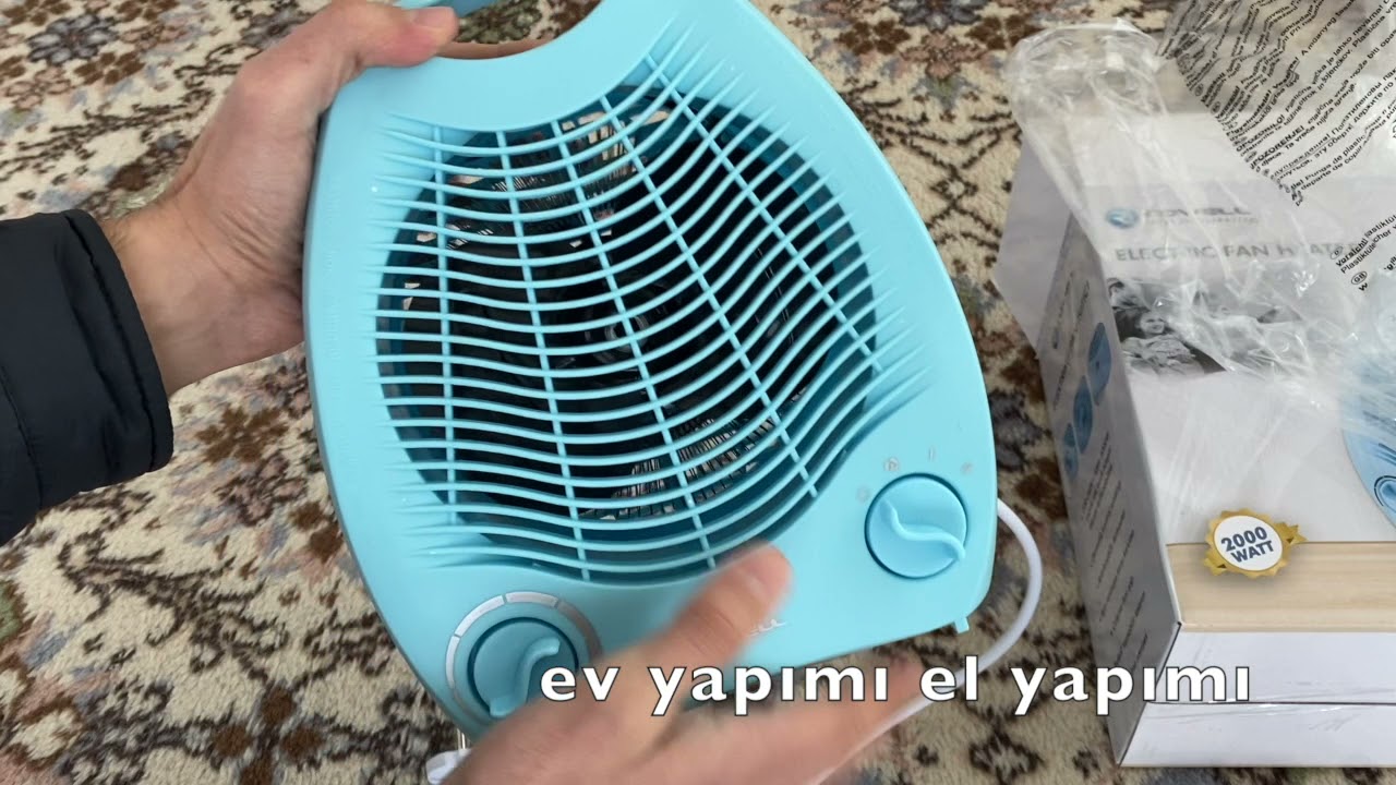 ELEKTRİKLİ ISITICI FAN TANITIM (BİLİNMEYEN DETAYLARI İLE) FAN MOTORU ...