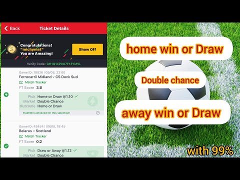 Double Chance FOOTBALL Betting Strategy That ALWAYS Works