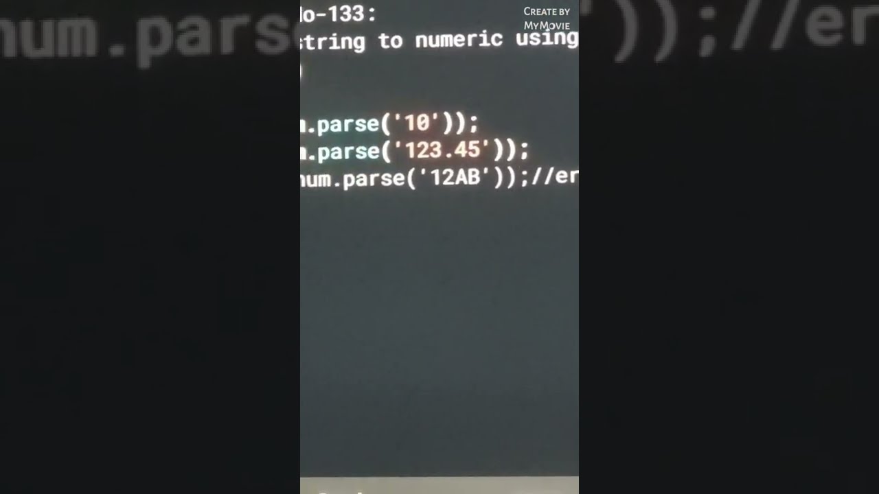 Convert String To Numeric In Dart YouTube Convert String To Numeric In Dart YouTube