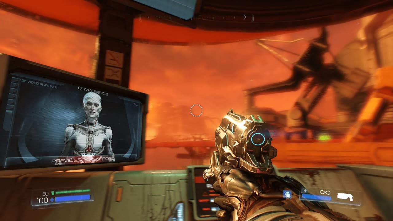 DOOM 2016 WALKTHROUGH GAMEPLAY PART 4- ARGENT TOWER - YouTube