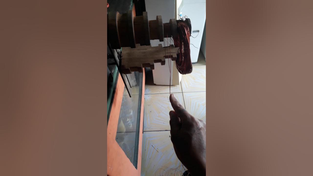 bobinadeira caseira bem simples mas muito eficiente - YouTube