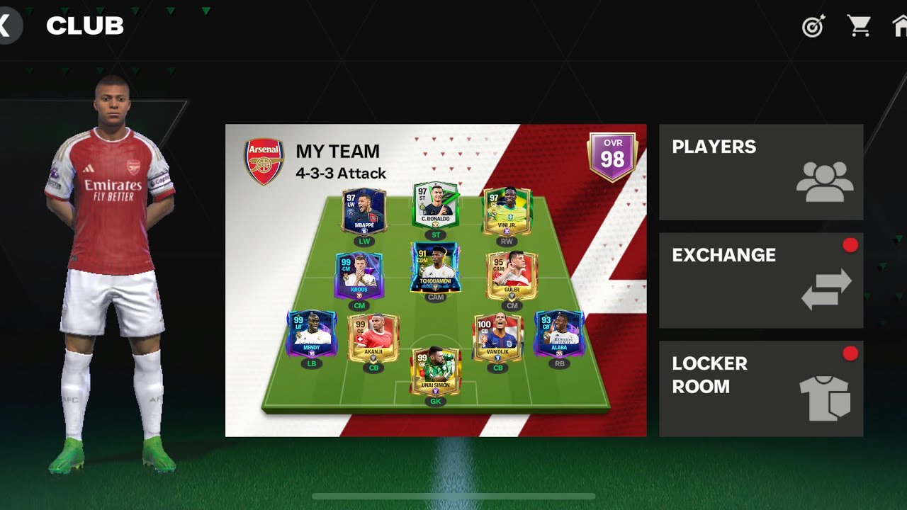 EA Sports Fc Mobile 24 - Arsenal vs Real Madrid [ONLINE GAME] - YouTube