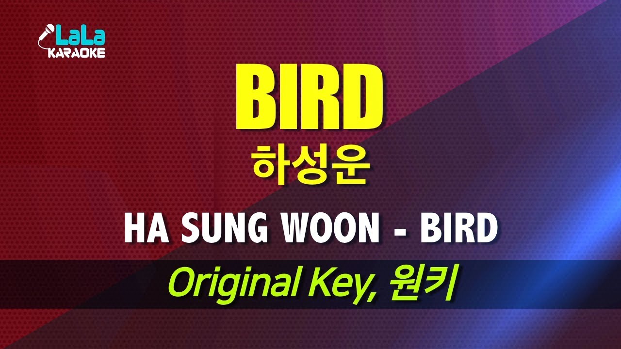 하성운(HA SUNG WOON) - BIRD / LaLa Karaoke 노래방 Kpop - YouTube
