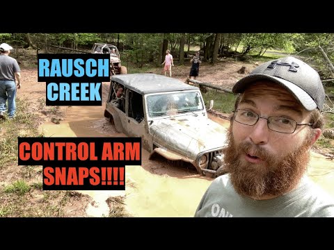 RAUSCH CREEK in the Jeep Wrangler JKU Day 1. Jeep badges Crawl Daddy ...