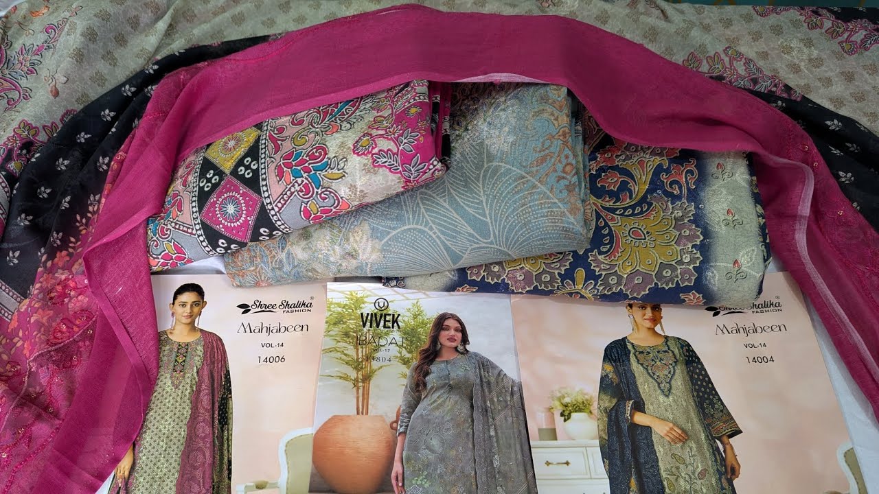MANNAT catalogue Premium🥰 cottonthree piece | summer special |best ...