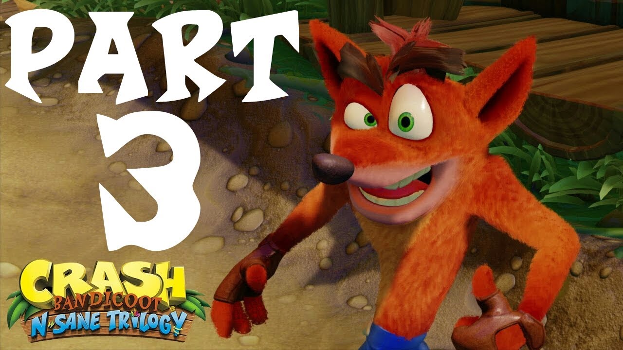 Crash Bandicoot Remastered - PART 3 | Up The Creek | Ripper Roo Boss ...