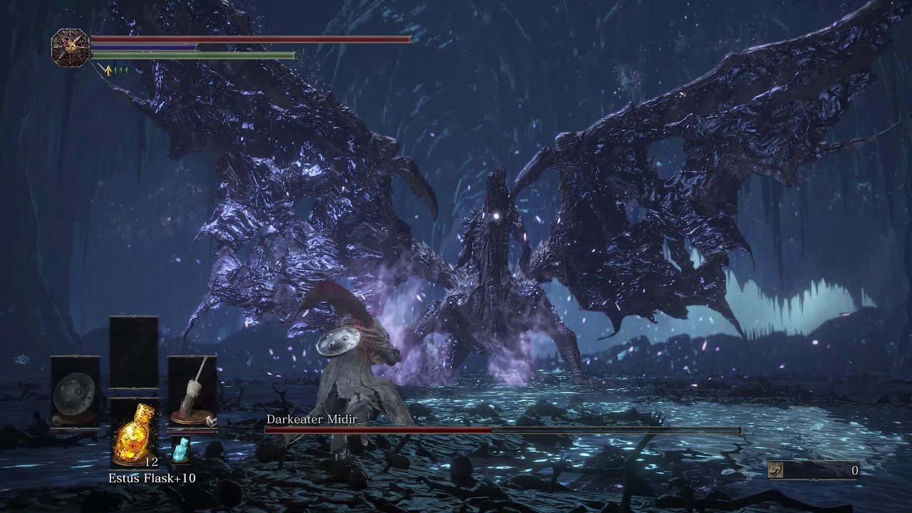Dark Souls 3 - Darkeater Midir Flawless Boss Fight - YouTube