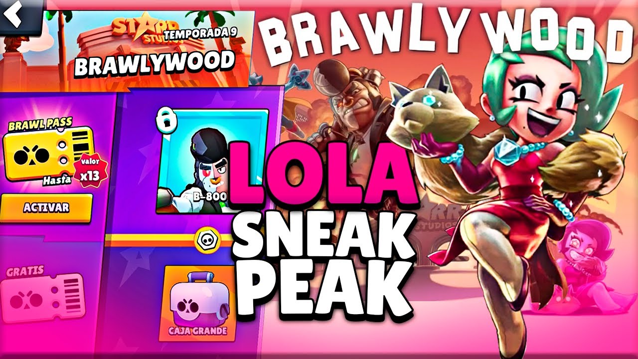TODO sobre LOLA 💎 NUEVO BRAWLER 💎 Sneak Peek Brawl Stars 🔥 Alvaro845 ...