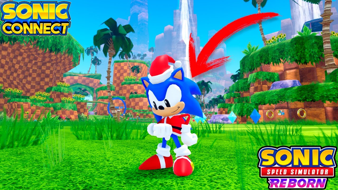 COMO PEGAR O SANTA SONIC CLÁSSICO + SANTA BIG NO SONIC SPEED SIMULATOR ...