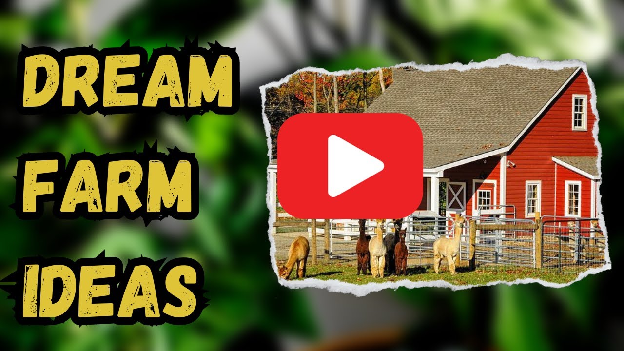 BUILD A DREAM FARM BEST IDEAS - DREAM FARM | Garden Aesthetic - YouTube