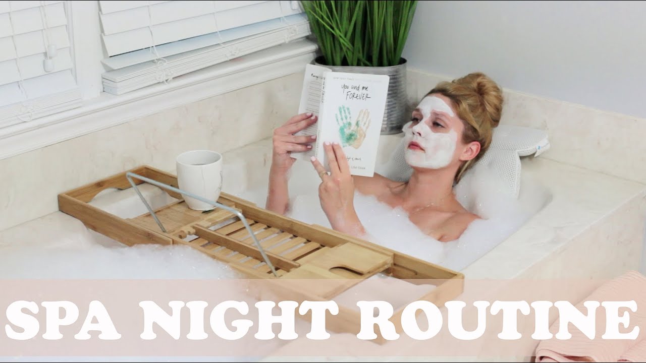 AT HOME SPA NIGHT ROUTINE! - YouTube