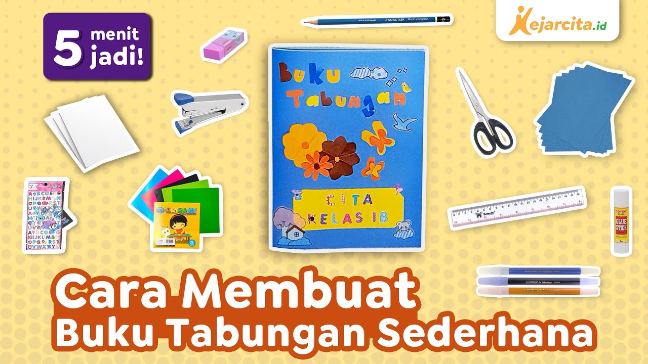 Karya Buku Tabungan Sederhana untuk Anak SD | Modul Proyek ...