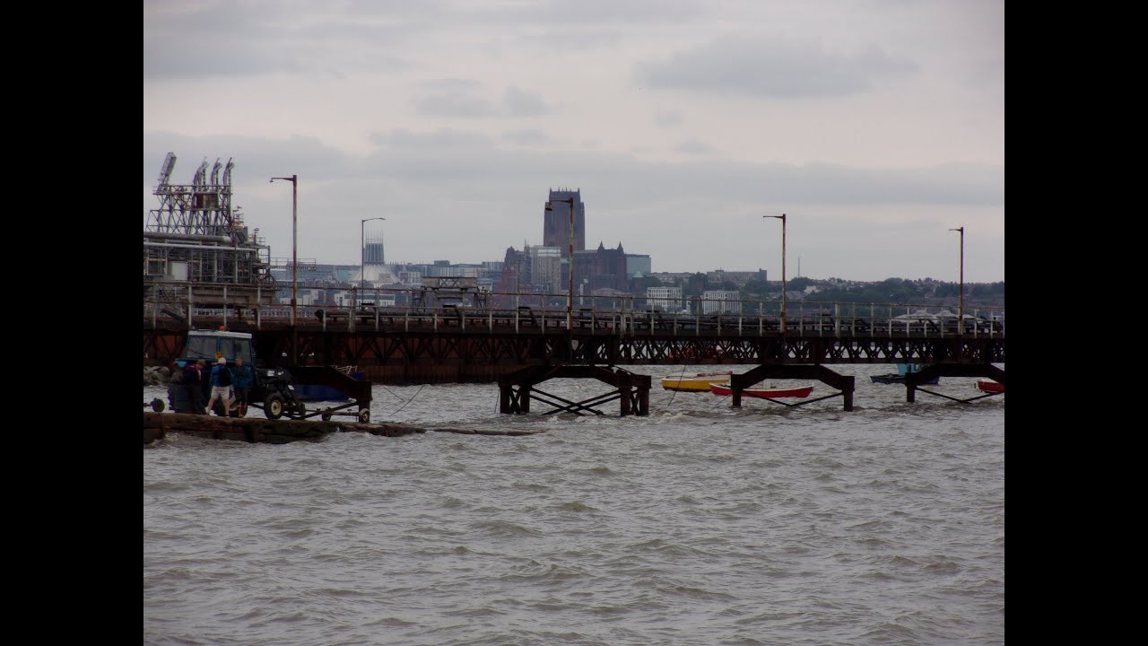 Rock Ferry Esplanade. Victorian villas overlooking the Mersey. July 24 ...