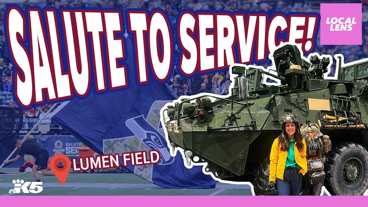 US Army featured at Seahawks ‘Salute to Service’ game! | Local Lens ...