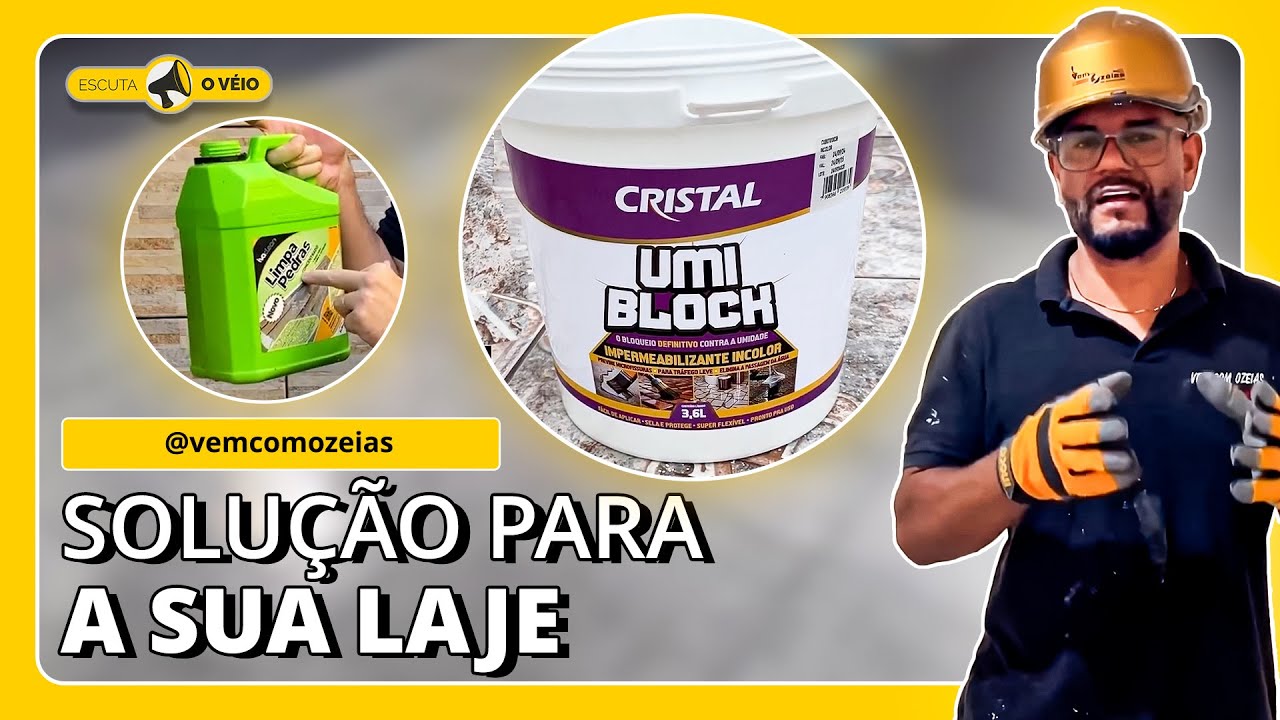 ESSA É A SOLUÇÃO PARA A SUA LAJE! Impermeabilizante Umi Block | Cristal ...