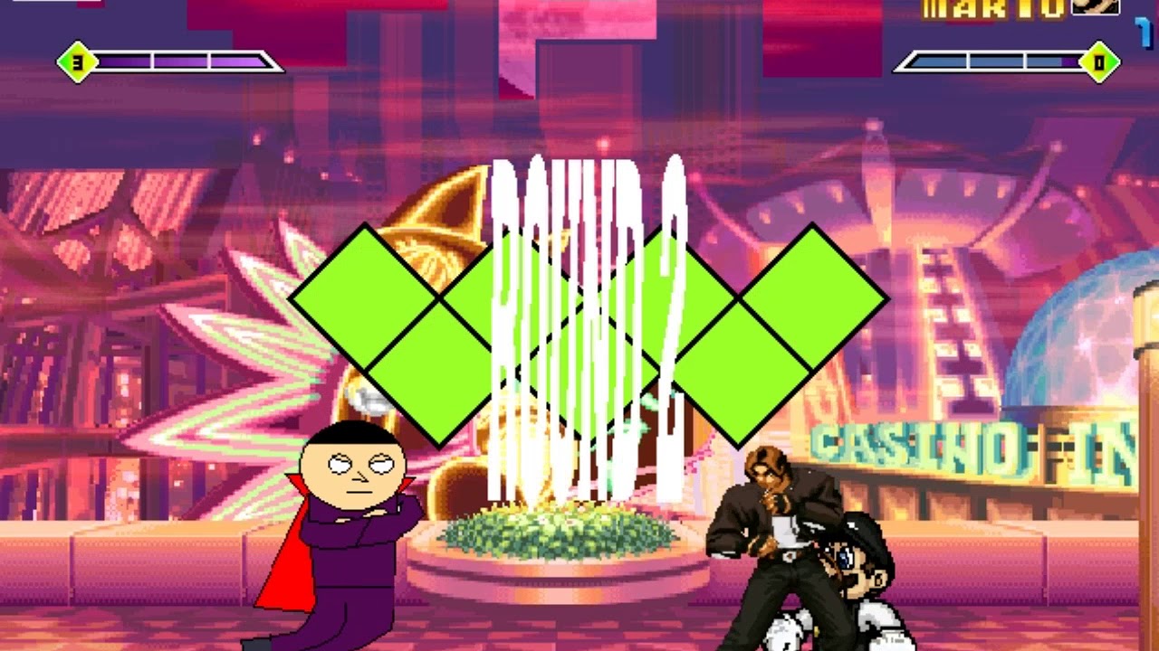 LG618's MUGEN Request: Final Boss Man Vs Kyo Kusanagi & Mario - YouTube