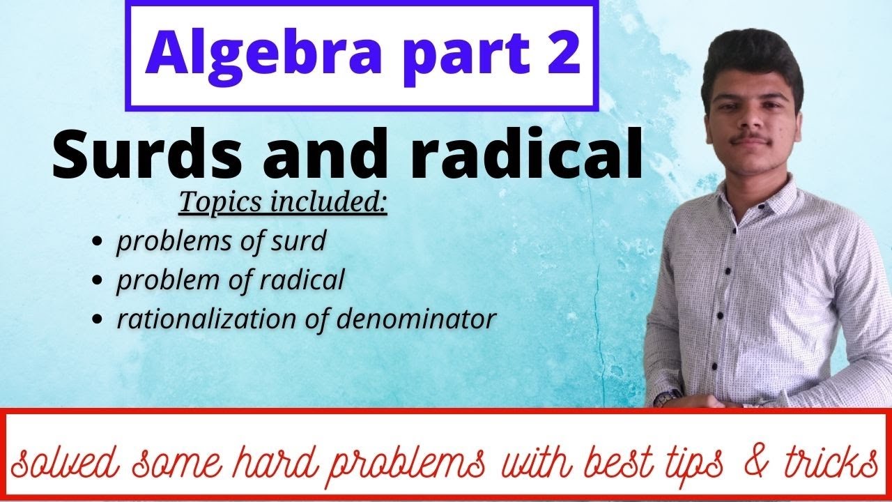 Radical and Surds ||Algebra part 2|| Compulsory math - YouTube