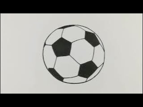 How to Draw Football Step by Step l Easy Football Drawing - YouTube