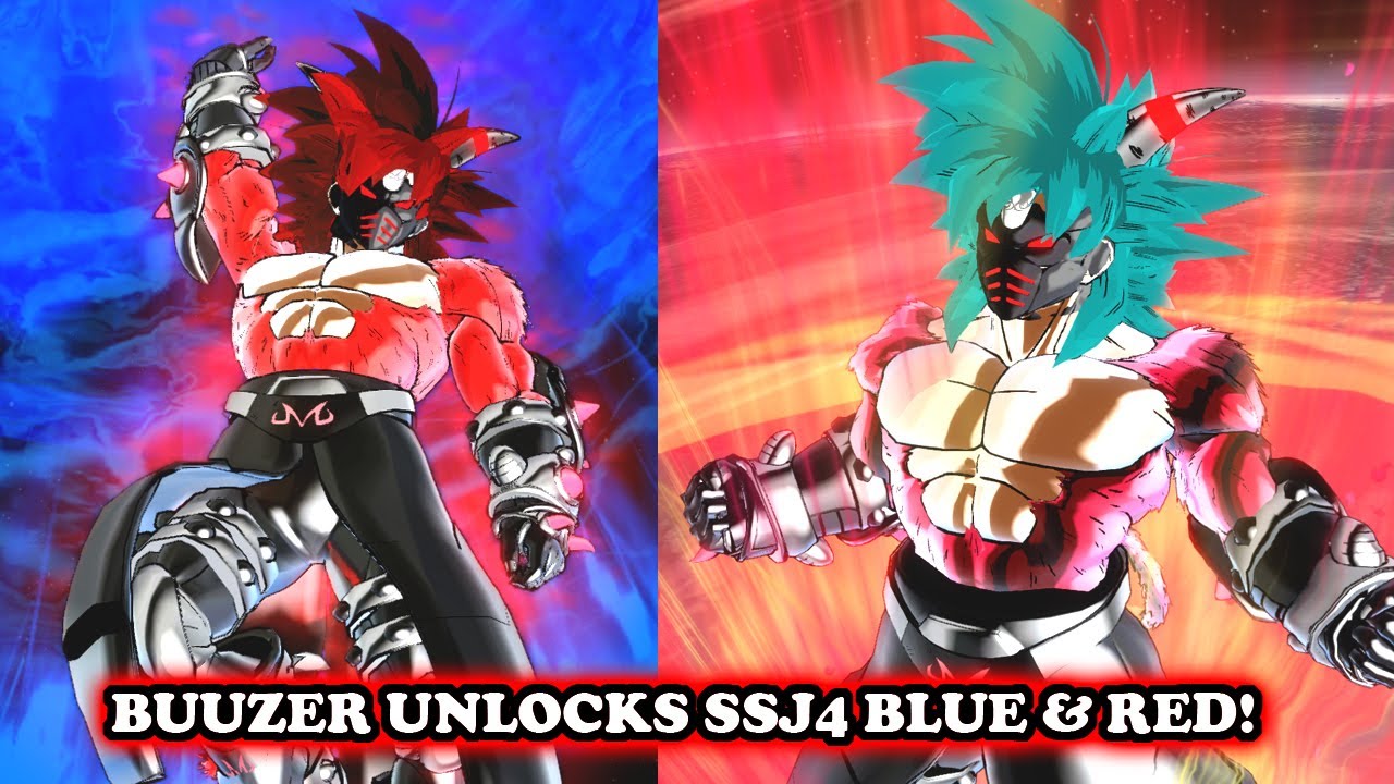Buuzer UNLOCKS the *NEW* SSJ4 Red & Blue Transformations! STRONGEST CaC ...