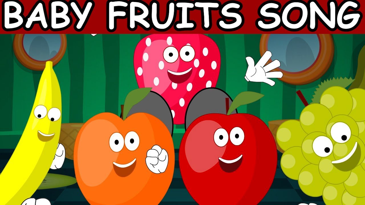 Monday I eat apple FRUITS SONG FOR KIDS ||BABY FRUITS SONG ||BABY ...