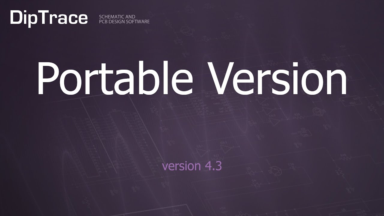 Portable Version. DipTrace Feature Review - YouTube