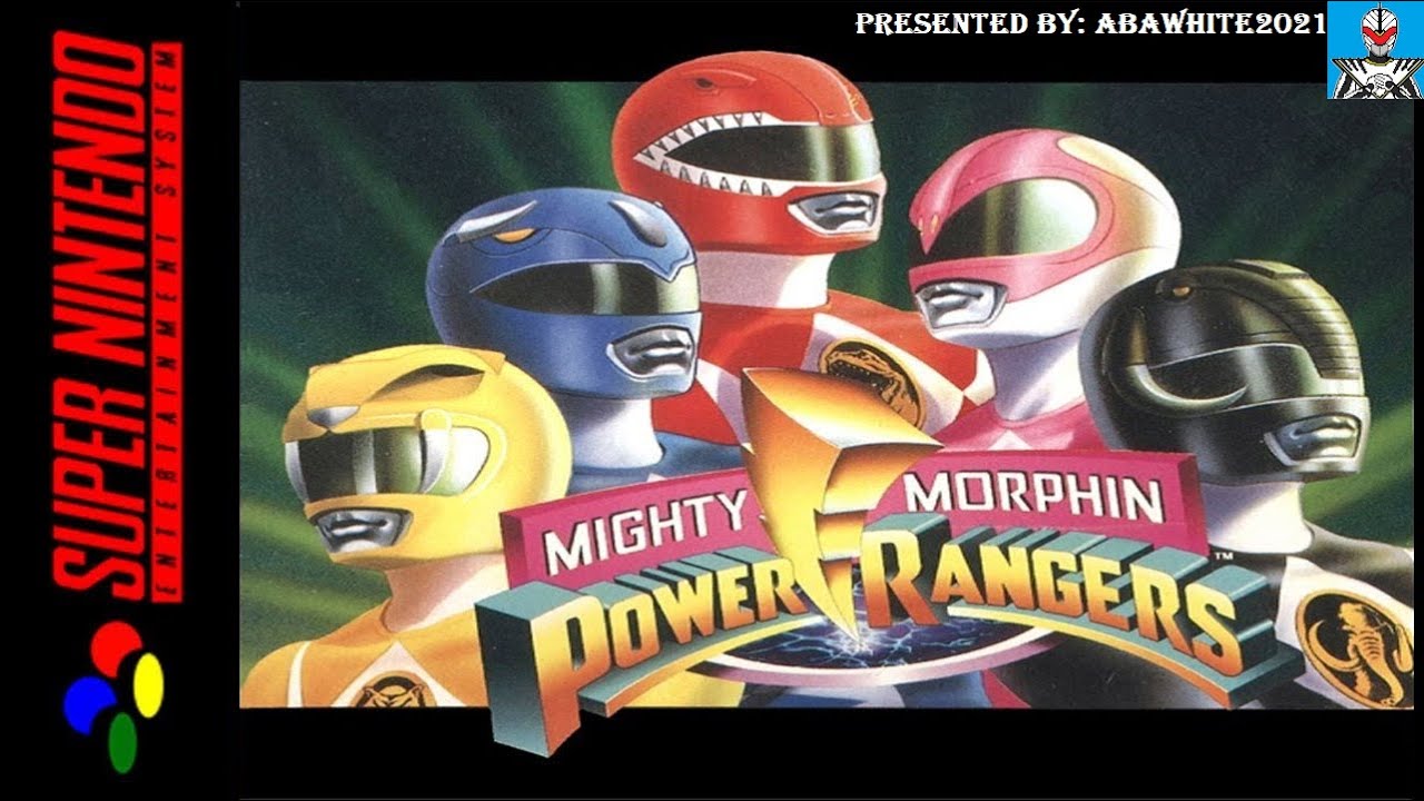 Mighty Morphin' Power Rangers (SNES Verison) Full Playthrough - Game ...