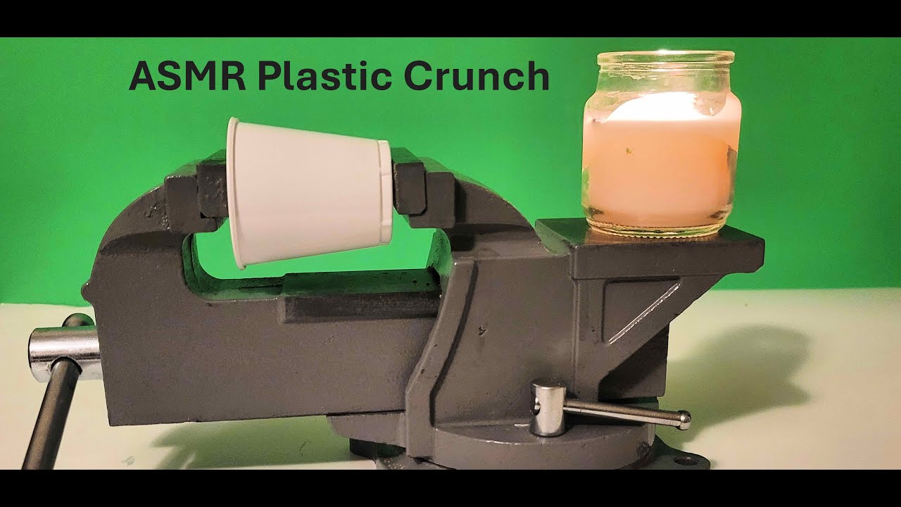 ASMR Relaxing Cup Crushing with Vice Sounds | Candlelight Relaxation ...