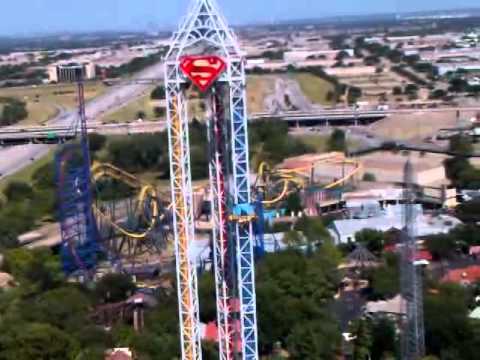 six flags dallas tx - YouTube