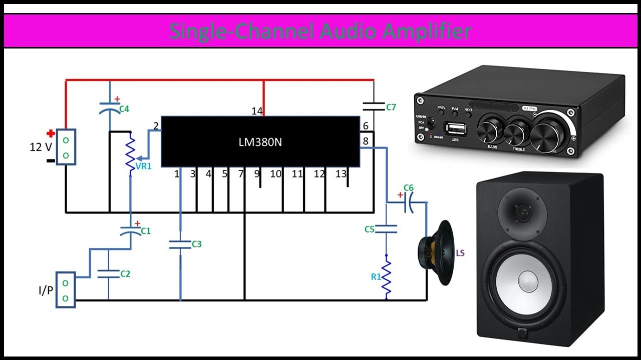 Amplifier - Single Channel Audio Amplifier - YouTube
