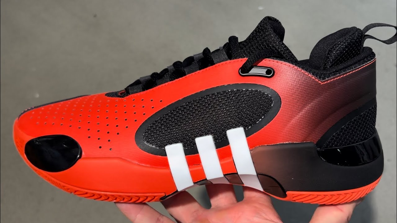 Adidas DON Issue 5 Red Black Basketball Shoes - YouTube