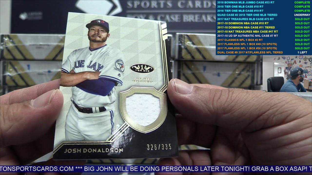 Quad Case Break #2 2018 Topps Tier One Baseball - Tiered Teams - YouTube
