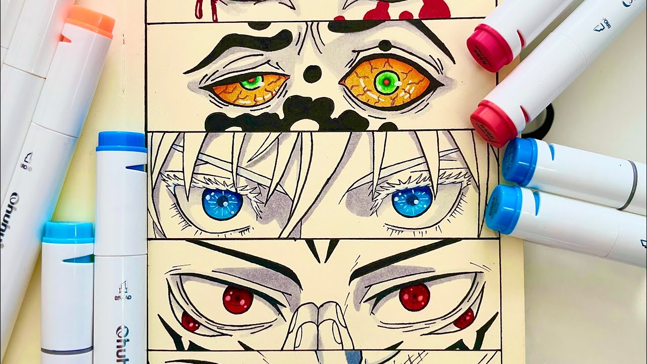 Drawing Sukuna’s Eyes | Jujutsu Kaisen Fanart - YouTube