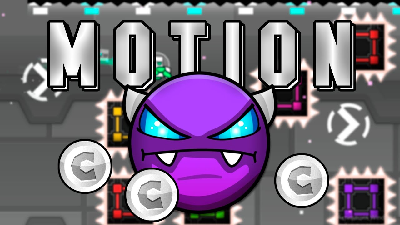 "Motion" (Demon) by TamaN [All Coins] | Geometry Dash 2.2 (With Clicks ...