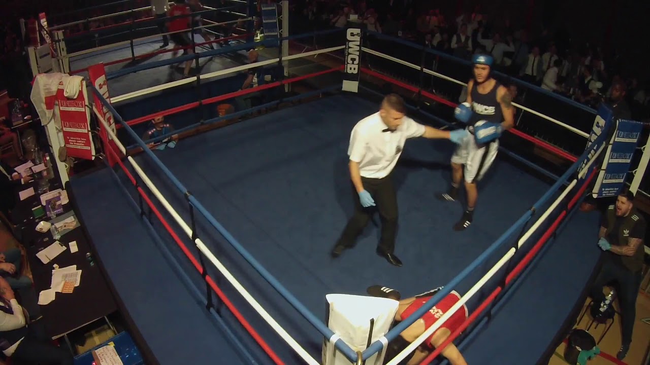 White Collar Boxing Knockout - YouTube