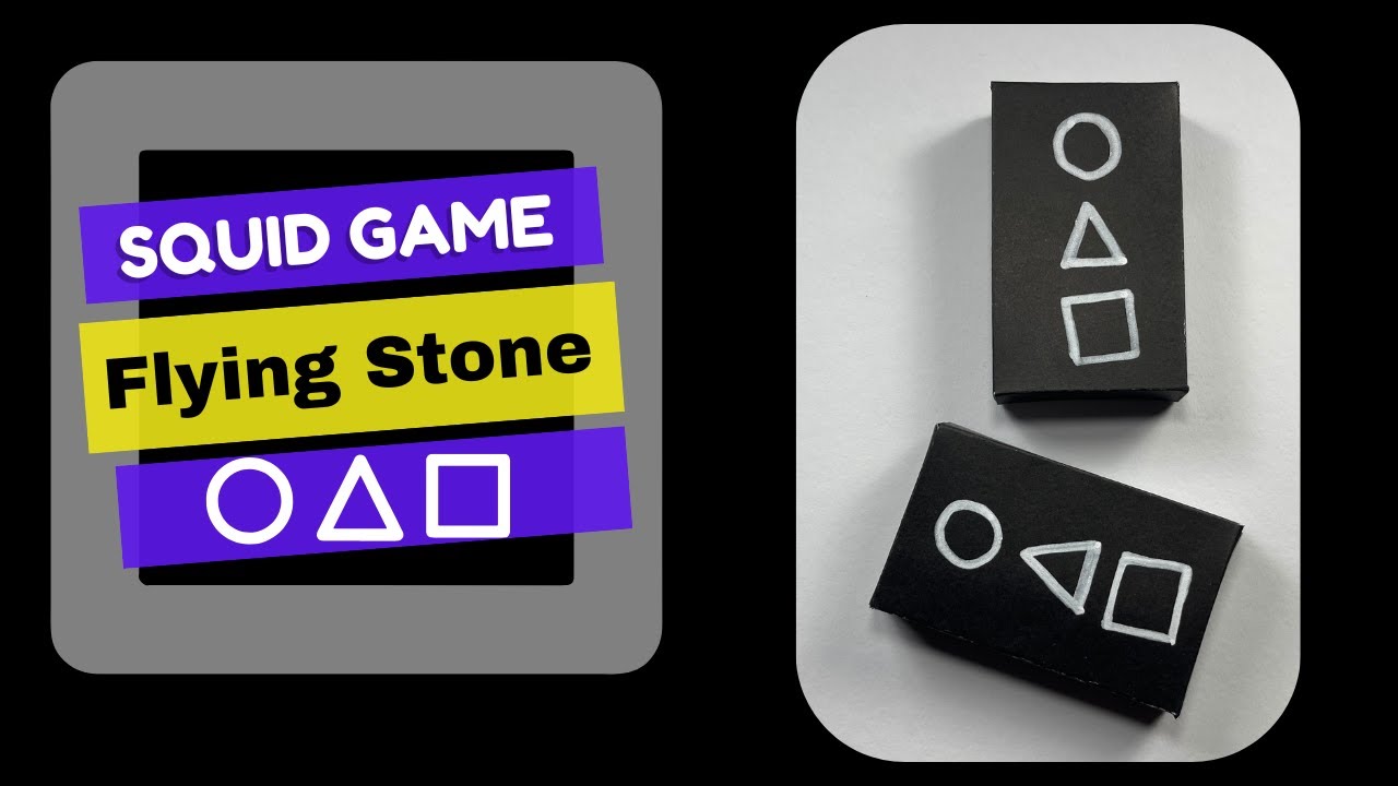 How to Make Origami Flying Stone from Squid Game? | Flying Stone | DIY ...
