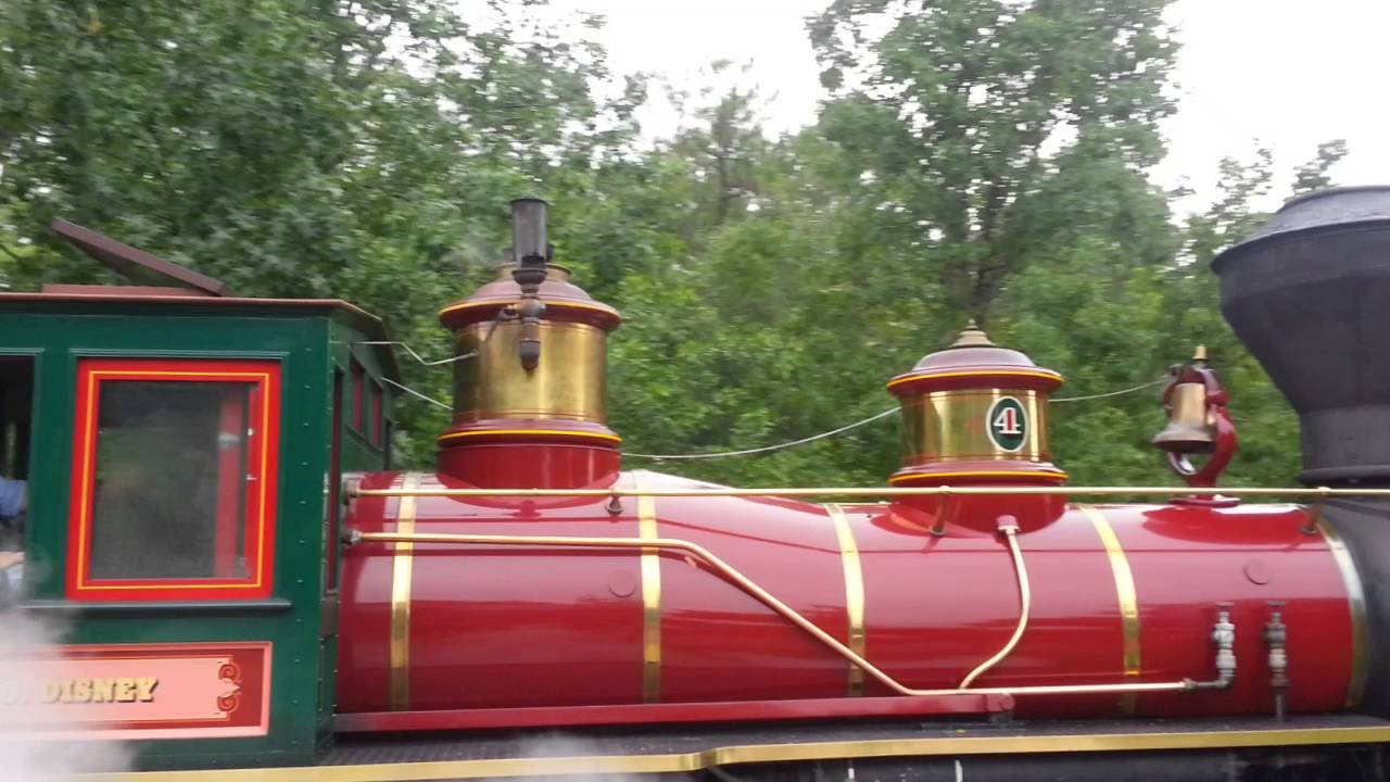 Magic Kingdom Steam Train - YouTube