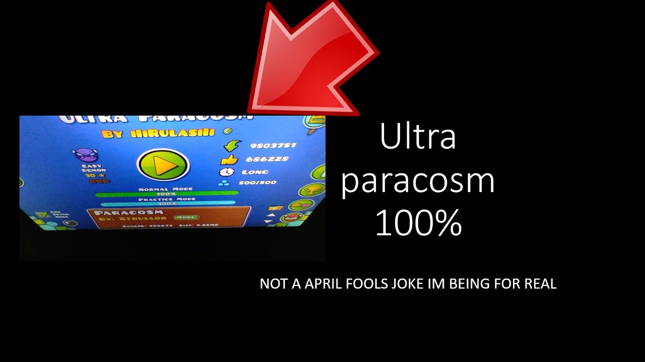 Ultra paracosm 100% (Fluke From 63 ) Very easy demon - YouTube