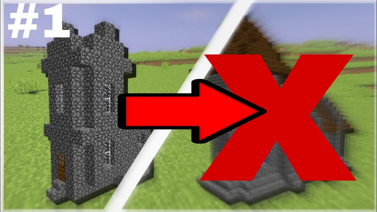 J'améliore un village de pnj Minecraft (ep 1 l'église) - YouTube