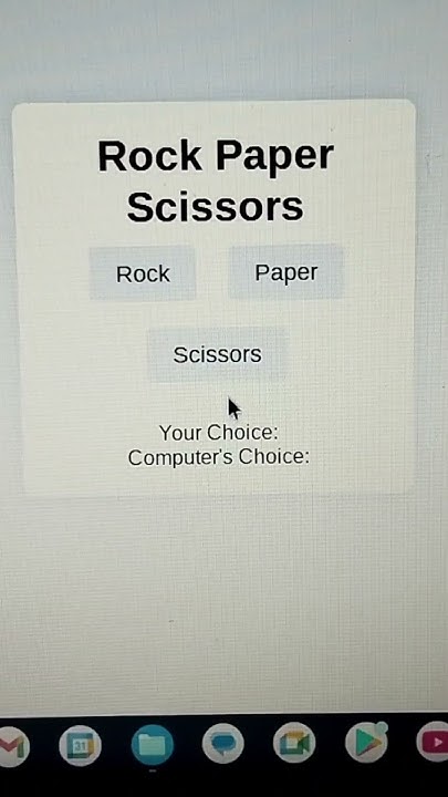 🔥 Rock Paper Scissors - The Ultimate Battle! (HTML, CSS & JavaScript) 🎮 ...