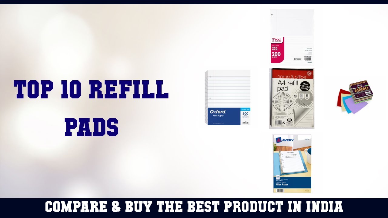 Top 10 Refill Pads to buy in India 2021 | Price & Review - YouTube
