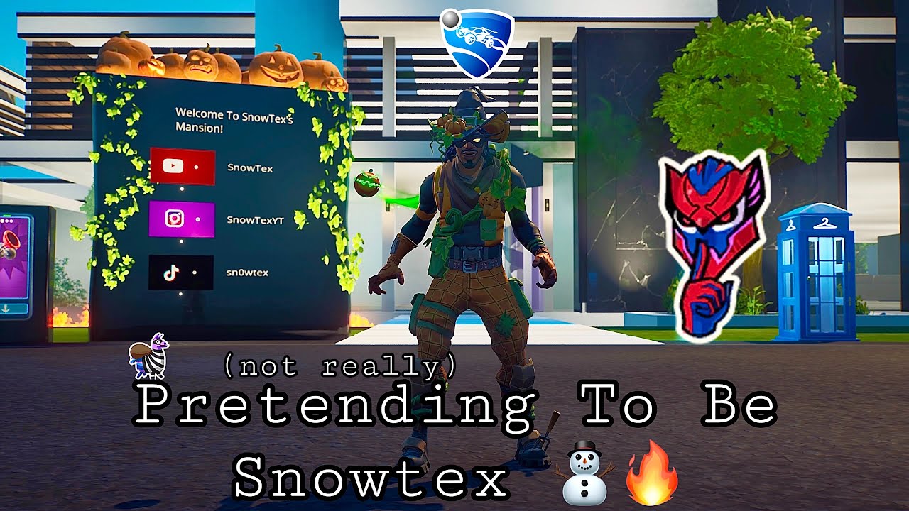 Pretending To Be Snowtex In Snowtex’s Mansion - YouTube