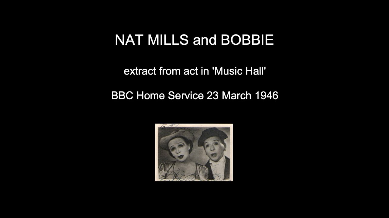 Rare recording of Nat Mills and Bobbie - excerpt from act (1946) - YouTube