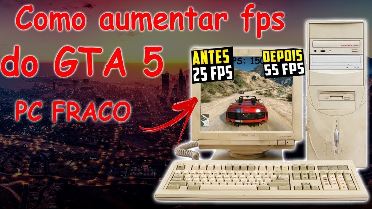 Como jogar GTA 5 em qualquer *PC FRACO* - YouTube