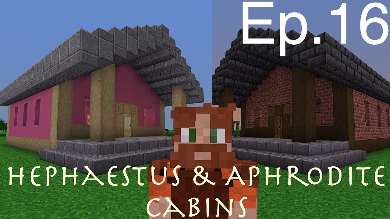 Building Camp Half-Blood in Minecraft Ep.16 | Hephaestus and Aphrodite ...