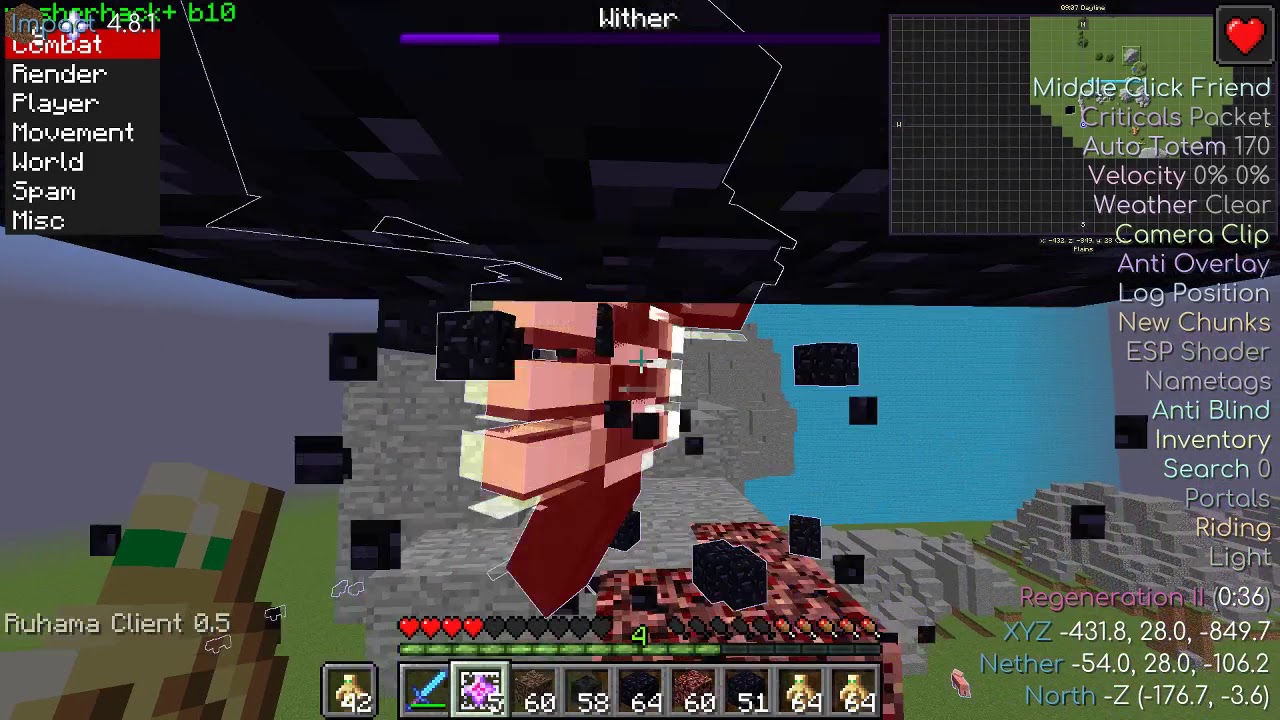 Infinity Incurssion on top 2b2t - YouTube